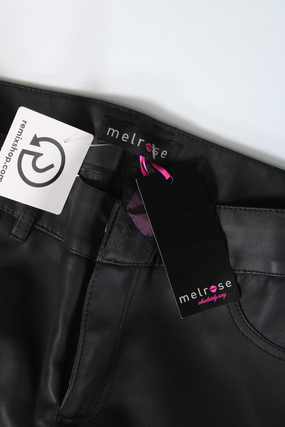 Дамски кожен панталон Melrose - на изгодна цена в Remix - #123197575